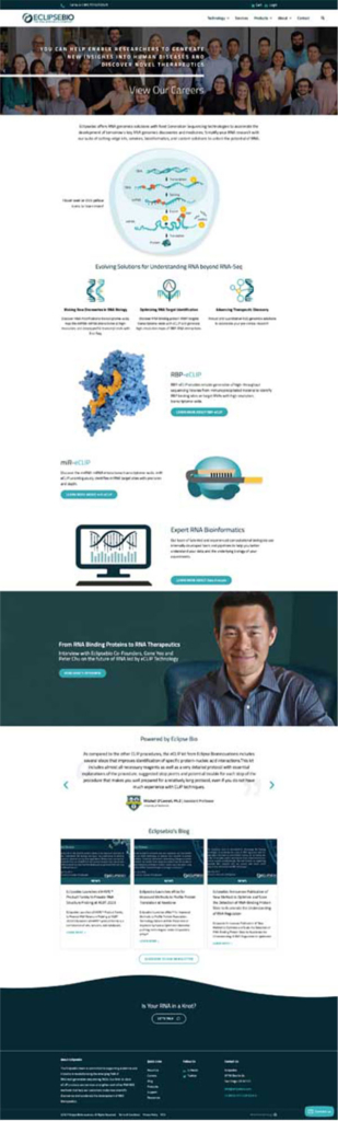 Biotech Website Design + eCommerce in San Diego California