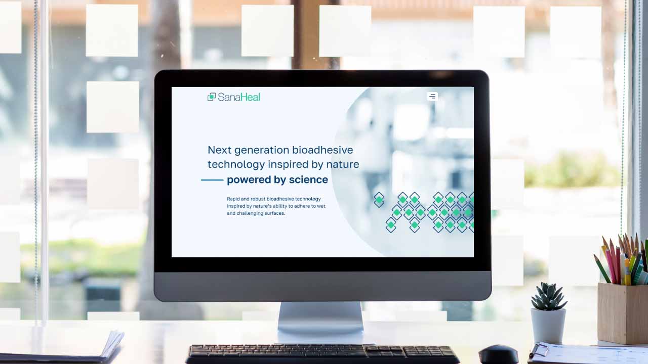 Biotechnology Startup Website Design for Cambridge - MIT Venture